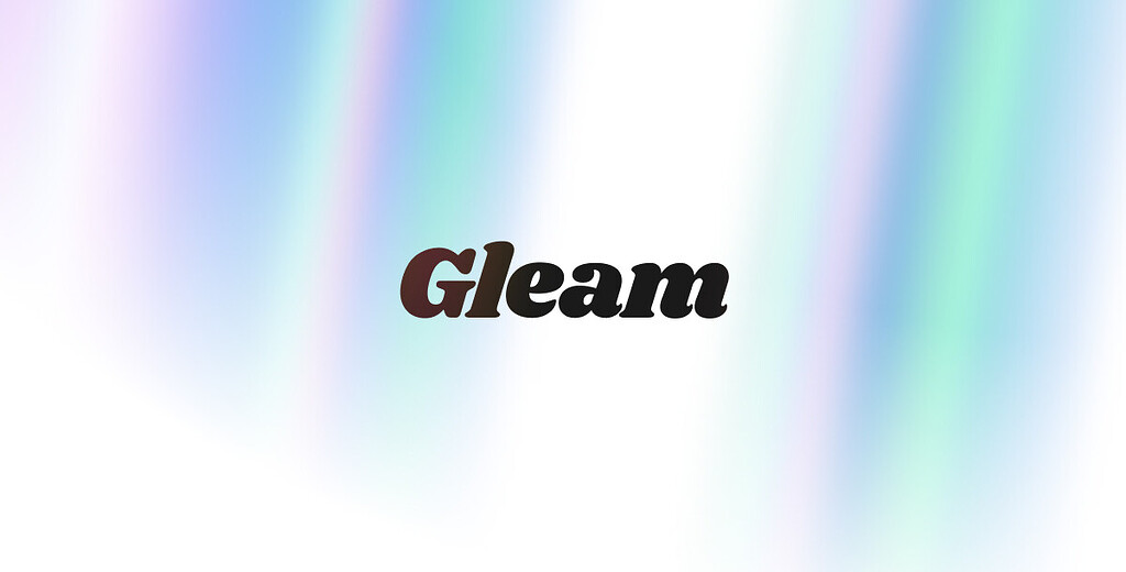 Gleam Open Beta — platform for Crypto projects and Telegram communities ...